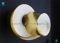 China Composite Glossy Plain Gold / Silver Aluminium Foil Paper 83mm Width for sale