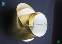 China Composite Glossy Plain Gold / Silver Aluminium Foil Paper 83mm Width for sale