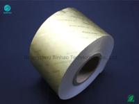 China Composite Gold / Silver Aluminum Foil Paper With Embossing Brand Name Or Logo 55gsm for sale