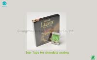 China Self Adhesive Tearable Tobacco Tear Tape  For Chocolate , Candy Packaging for sale