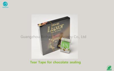 China Self Adhesive Tearable Tobacco Tear Tape  For Chocolate , Candy Packaging for sale