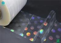 China Anti Fake BOPP Holographic Flexible Cig Packaging Film Multiple Extrusion 21 Micron Thickness for sale