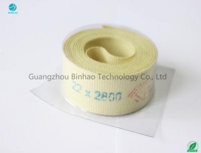 China Light Yellow Cigarette Machine Parts , Kevlar Fiber Garniture With High Strength for sale