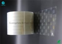 China Anti Counterfeiting Clear BOPP Holographic Film With One Side Corona Treatment for sale