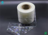 China Bi Oriented Polypropylene BOPP Holographic Film Roll Heat Sealable In 20um - 35um for sale
