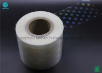 China High Shrinkage Rate 5% - 10% BOPP Holographic Plastic Film With Laser Logo And Name for sale