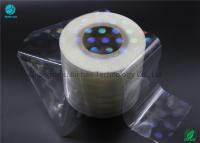 China High Shrinkage Rate 5% - 10% BOPP Holographic Plastic Film With Laser Logo And Name for sale
