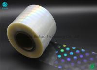 China High Shrinkage Rate Holographic BOPP Film With One Side / Corona For Medicine And Cigarette Packaging for sale