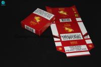 China Red Offset Printing Cardboard Cigarette Cases For 25 Pieces Packaging for sale