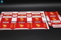 China Red Offset Printing Cardboard Cigarette Cases For 25 Pieces Packaging for sale