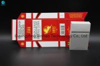 China Luxury Fancy Disposable Custom Cigarette Case / Cardboard Smoking Packaging for sale