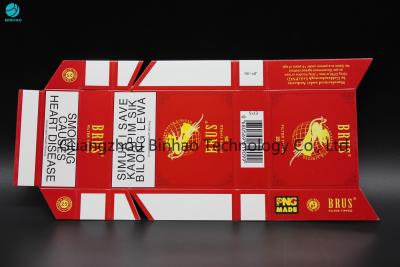 China Luxury Fancy Disposable Custom Cigarette Case / Cardboard Smoking Packaging for sale