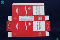 China Round Or Square Edge Printing Paper Cigarette Case , Standard Tobacco Packaging Box for sale