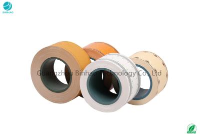 China Yellow Cork Cigarette Filter Rolling Paper For Super Slim Tobacco Packaging In 70mm for sale