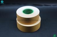 China Customized Tobacco Filter Paper With Hot Stamping Gold Lines 50mm Width for sale