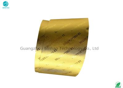 China Gold And Silver Laminated Aluminium Foil Paper With Embossing Logo for sale