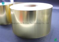 China Glossy Eco Friendly Silver / Gold Aluminum Foil Coated Paper For Tobacco Packaging In Plain Mass Production for sale