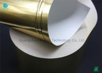 China Shiny Glossy Gold Transfer Aluminium Foil Paper With Environmental Materials In 65gsm for sale
