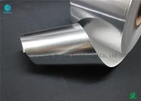China 6.5 Micron Foil With Shiny Gold / Silver Printing Aluminium Foil Paper In 55gsm Normal Size for sale