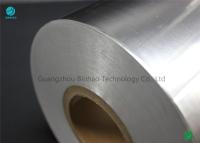 China Tobacco Cigarette Packaging Big Roll Aluminium Foil Paper In Glossy And Matt Silver 85mm Width for sale