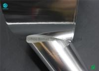 China Tobacco Cigarette Packaging Big Roll Aluminium Foil Paper In Glossy And Matt Silver 85mm Width for sale