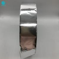 China Tobacco Cigarette Packaging Big Roll Aluminium Foil Paper In Glossy And Matt Silver 85mm Width for sale