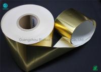 China Customized Gold Ultra Thin Waterproof Aluminium Foil Paper For Cigarette Packet Soft Inner Liner for sale