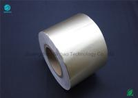 China 50gsm Glossy Gold Colored Aluminum Foil Paper For Cigarette Food Packaging for sale