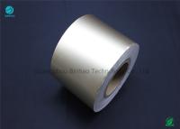 China 50gsm Glossy Gold Colored Aluminum Foil Paper For Cigarette Food Packaging for sale