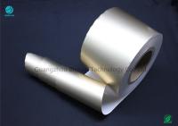 China 50gsm Glossy Gold Colored Aluminum Foil Paper For Cigarette Food Packaging for sale