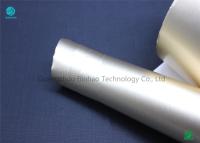 China 50gsm Glossy Gold Colored Aluminum Foil Paper For Cigarette Food Packaging for sale
