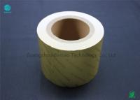China Embossing Logo Company Name Gold Rubbing Cigarette Aluminium Foil Paper Metalizing Laminated Length 1500m for sale