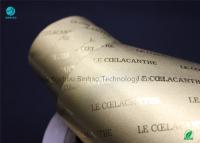 China Shiny Gold Transfer Aluminium Foil Paper In Environmental Materials for sale