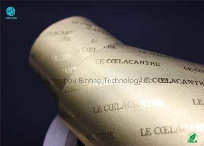 China Shiny Gold Transfer Aluminium Foil Paper In Environmental Materials for sale