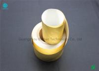 China 84mm Gold Embossing Aluminium Foil Paper for sale