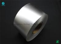 China Cigarette Inner Liner Paper , Waterproof Gold Silver Aluminum Foil 1500m In One Bobbin for sale