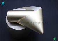 China Laminated Gold Printed Coated Aluminium Foil Paper For Tobacco Packaging for sale