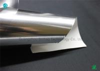 China Silver Moisture - Proof Aluminium Foil Paper With White Backing Base Paper For Premium Cigarette Packaging for sale
