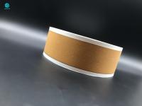 China 64mm Cork Cigarette Tipping Paper Printed With Gold Line And Logo For King Size for sale