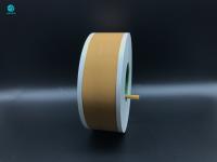 China 64mm Cork Cigarette Tipping Paper Printed With Gold Line And Logo For King Size for sale