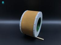 China Laser Perforated Cigarette Cork Tipping Paper Printed With Gold Logo And Brand Name for sale