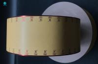 China 3000M Cork Tipping Paper Non - Tobacco Materials For Filter Rod Cigarette Packaging With Hot Stamping for sale