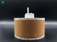 China 34sgm Four Colors Printing For Yellow Tobacco Filter Paper With Hot Stamping Logo for sale