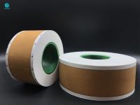 China 58mm Tobacco Filter Paper , Custom Logo Printed Cork Natural Permeability Tipping Paper for sale