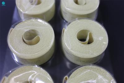 China Long Service Life Yellow Aramid Garniture Tape / Kevlar Fiber For Cigarette Machine MK9 Portos for sale