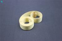 China 0.5mm Thickness Bright Yellow Kevlar Fiber Durable Endless Suction Tape For Tobacco Machine for sale
