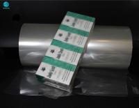 China 2000m High Shrinkage PVC Polyvinyl Chloride Film For Food Packaging And Cigarette Box for sale