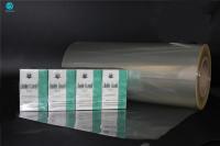 China 5% High Shrinkage PVC Packaging Film For Food Packaging And Naked Cigarette Box With ISO Certificate for sale