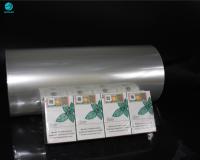 China ISO Certificated 25 Micron PVC Packaging Film For Naked King Size Cigarette Box Wrapping As The Outer Box for sale