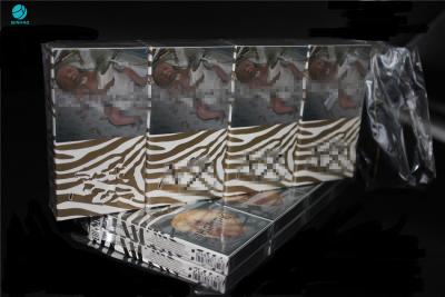 China Clear Glossy PVC Packaging Film For The Tobacco , Slim Cigarette Naked Box Packaging In Food Grade for sale